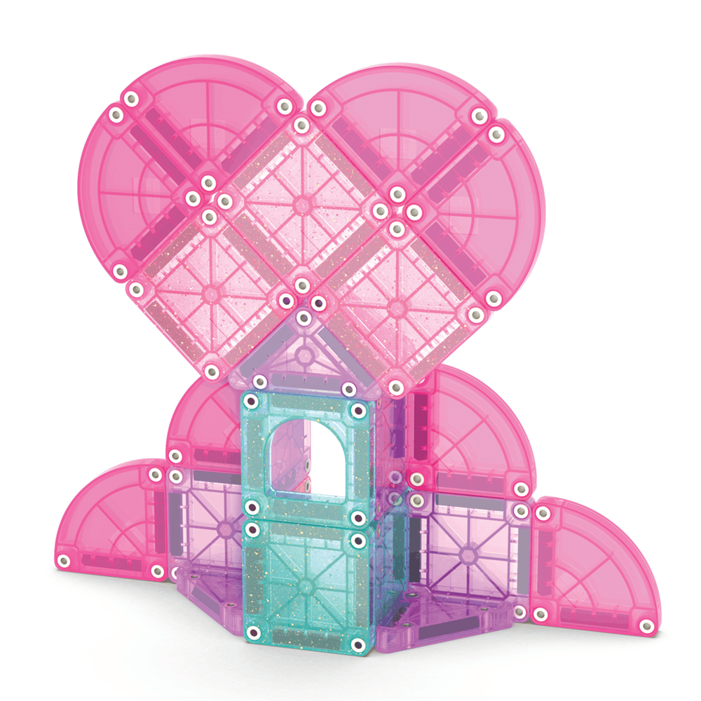 MAGNA-TILES - microMAGS - Heart To Heart 26-Piece Travel Set - Johnco