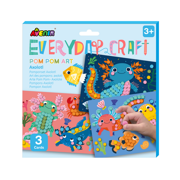 Avenir - Everyday Craft - Pom Pom Art Axolotl - Johnco