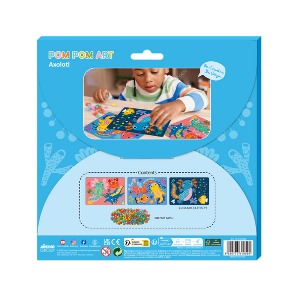 Avenir - Everyday Craft - Pom Pom Art Axolotl - Johnco