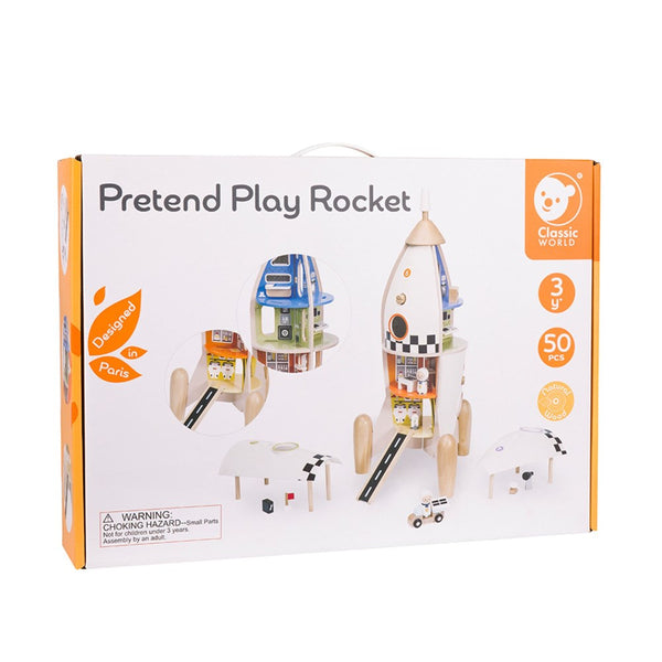 Classic World - Pretend Play Rocket - Johnco