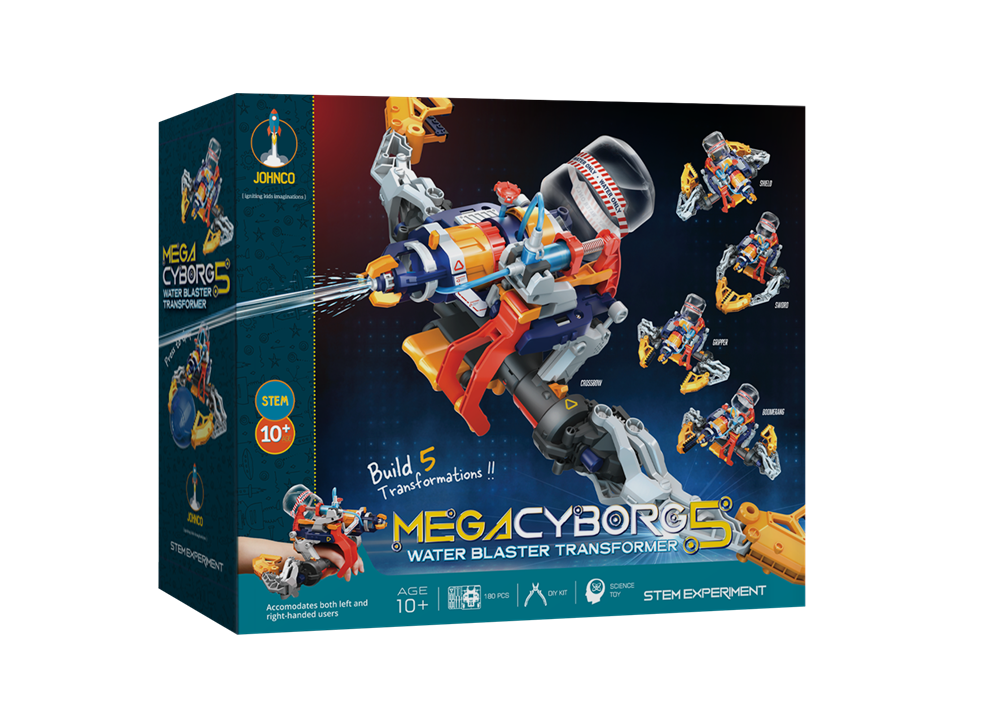 Johnco - Mega Cyborg 5 - Water Blaster Transformer