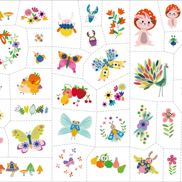 Avenir - Face Stickers and Tattoos - Fantasy Garden World - Johnco