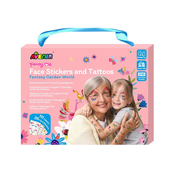 Avenir - Face Stickers and Tattoos - Fantasy Garden World - Johnco