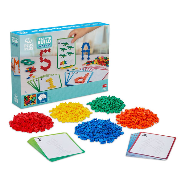 Plus-Plus - Learn to Build - ABC & 123 - Johnco