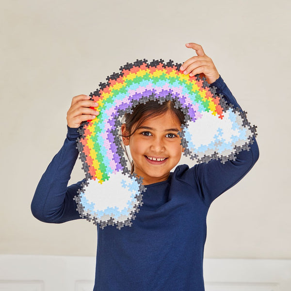 Plus-Plus - Puzzle by Number - Rainbow 500pcs - Johnco