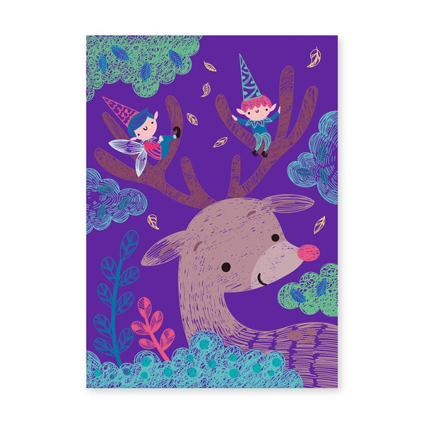 Avenir - A5 Scratch Book - Elves in the Garden - Johnco