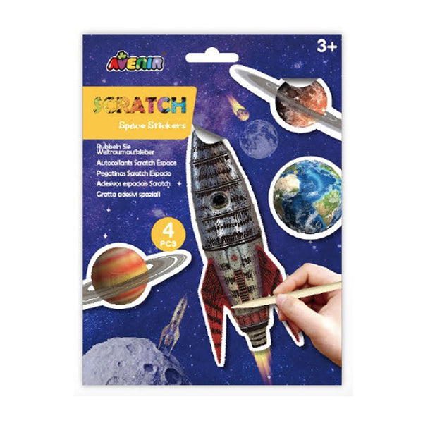 Avenir - Scratch Stickers - Space - Johnco