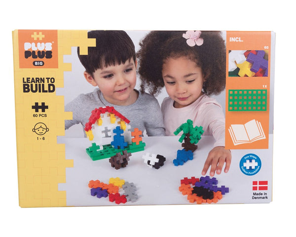 Plus-Plus - BIG - Learn to Build - 60 pcs - Johnco